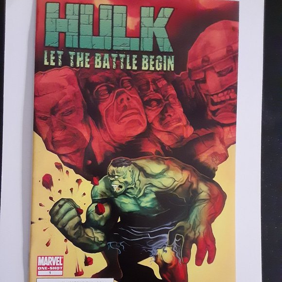 Marvel | Accessories | Hulk Let The Battle Begin One Shot Written By ...